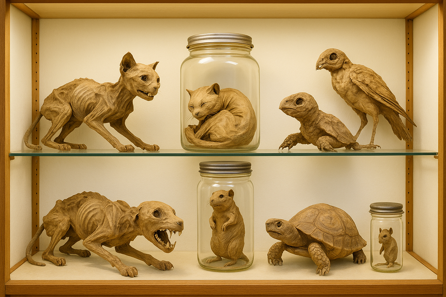 Mummified Animals – Texas Rose Oddities